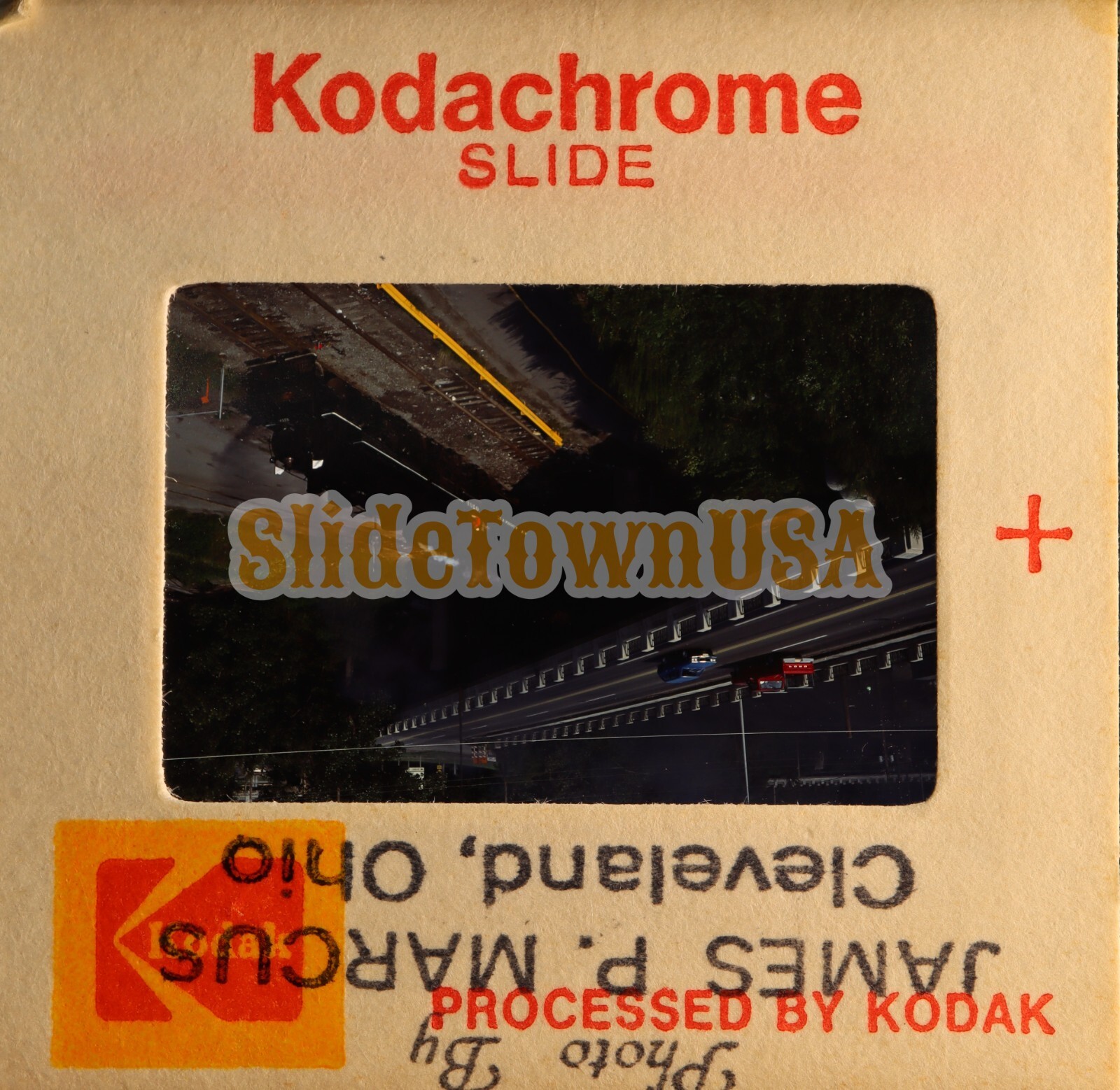 Vtg 1977 Train Slide 4070 Cuyahoga Valley Steam Engine X3J140 | eBay