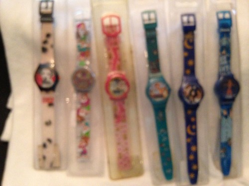 Set of Six (6) Vintage Fantasma Disney Collectible Watches, New!! | eBay