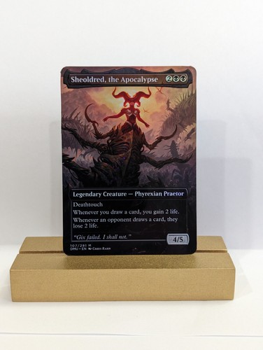 Sheoldred, the Apocalypse Foil Custom sticker on MTG bulk Commander | eBay