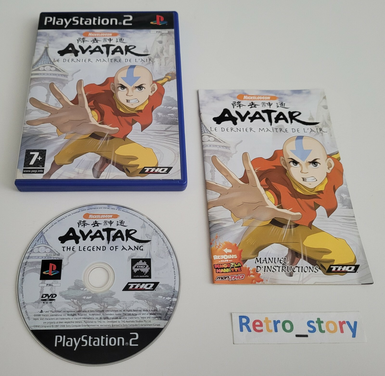 Avatar : Le dernier maître de l'air PlayStation 2 PAL - Prix - Photo ...