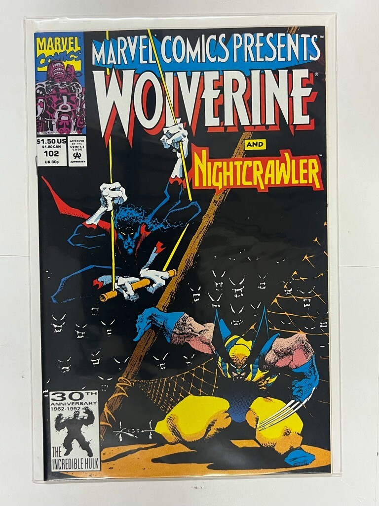 Marvel Comic Presents: Wolverine and Nightcrawler #102 Marvel 1992 ...