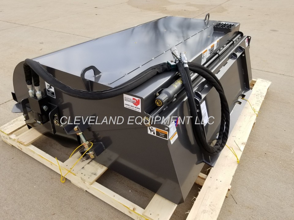 72" SWEEPSTER PICK UP BROOM ATTACHMENT Skid Steer Loader Sweeper Box ...