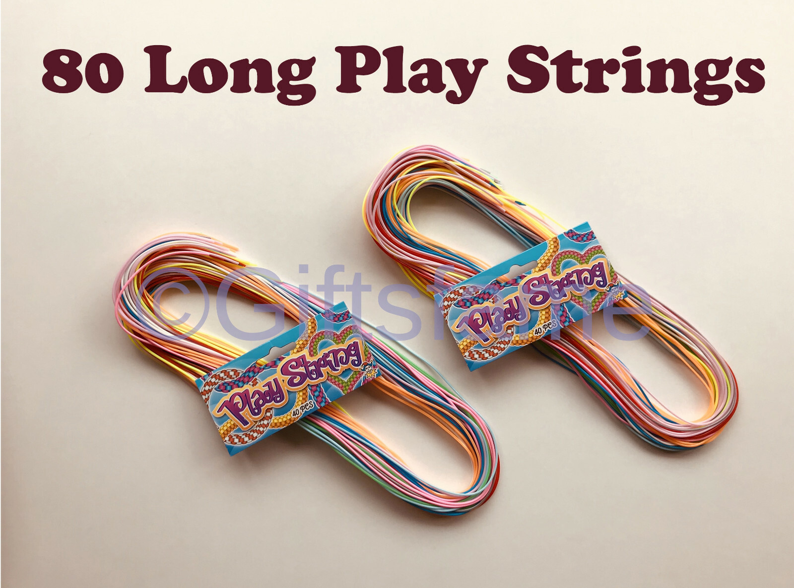 80 Play Strings Coloured Scoubidou Scoobidou Scubidu Scooby Craft ...