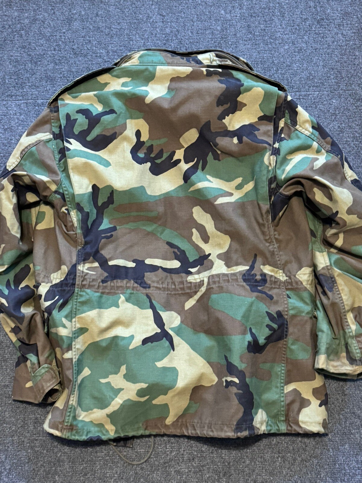 US Army Woodland Camouflage Cold Weather Field Jacket… - Gem