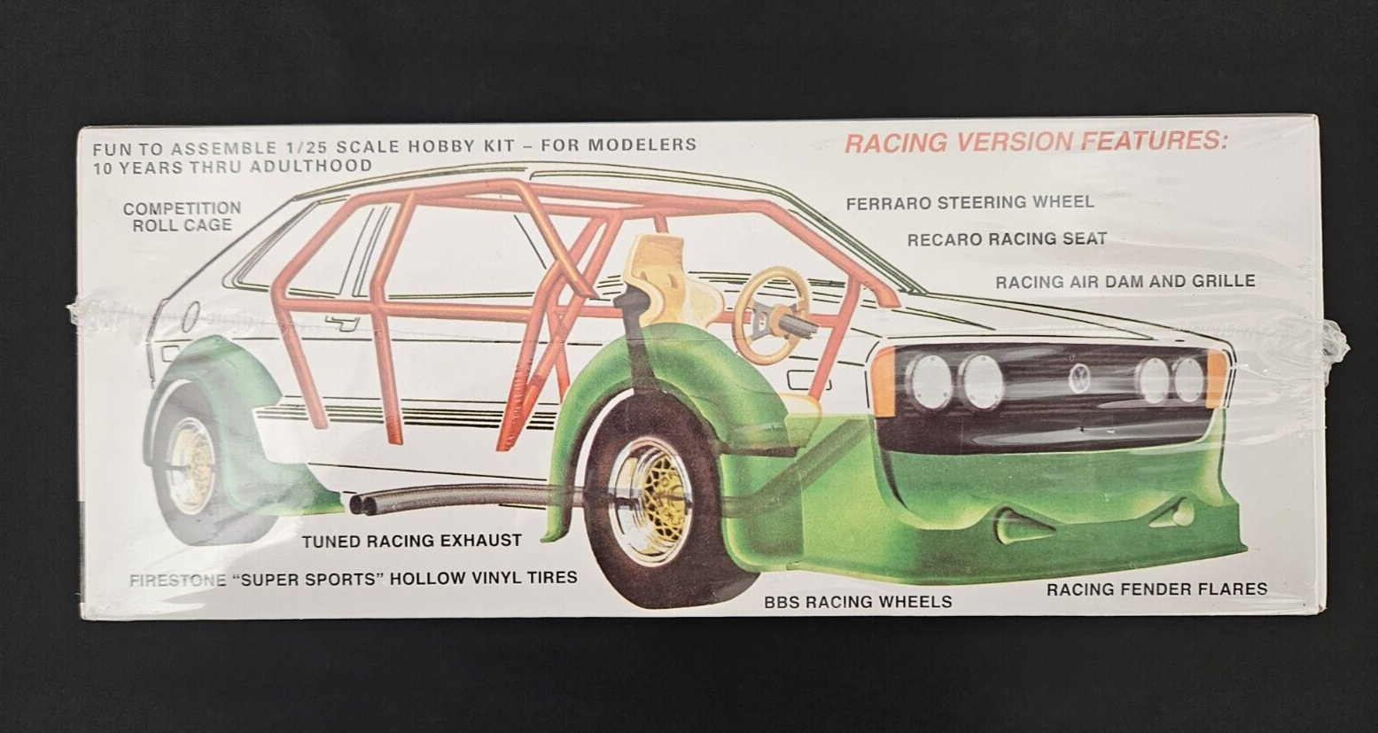 AMT 1978 VW VOLKSWAGEN Scirocco 2 in 1 Model Kit 1/25 for sale online ...