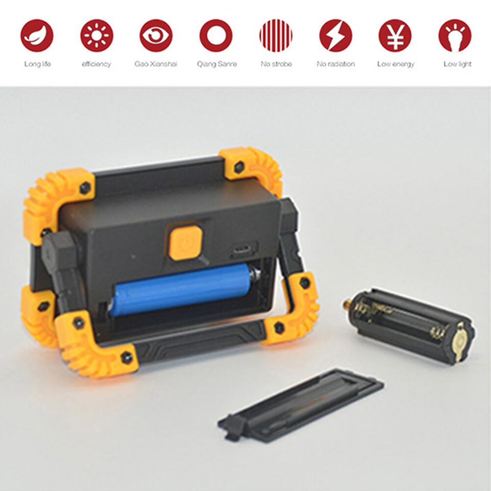 USB Rechargeable LED COB Work Light Car Garage Mechanic Flashlight ...