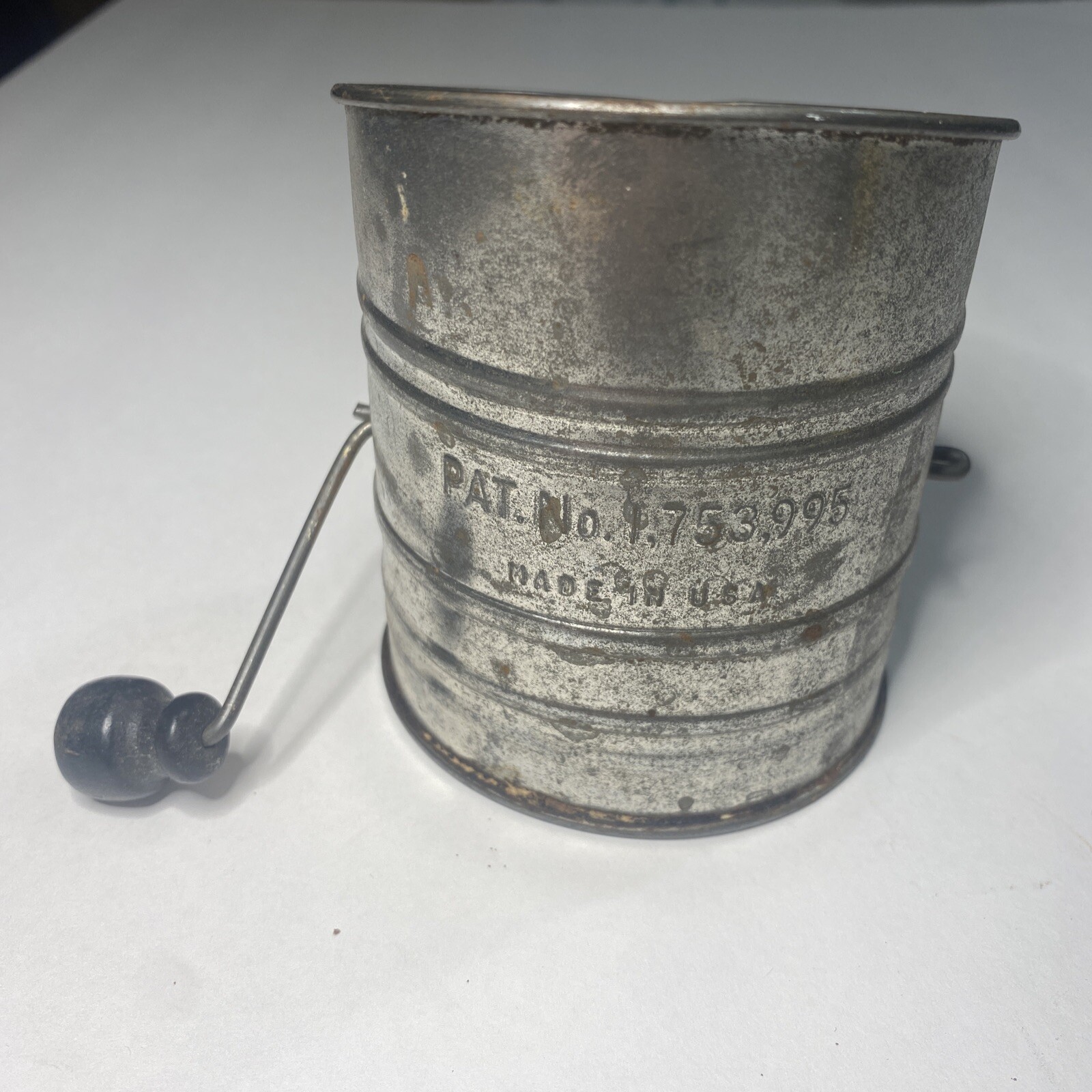 Flour Sifter Pat. No. 1.753995 - Vintage - Made in USA - 4" High | eBay