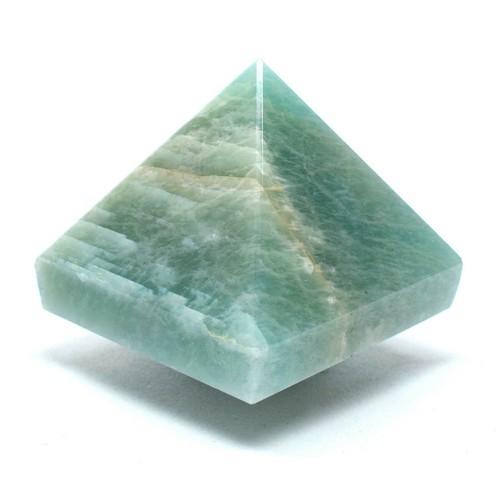 31mm Green Blue Amazonite Pyramid Natural Mineral Feldspar Crystal ...