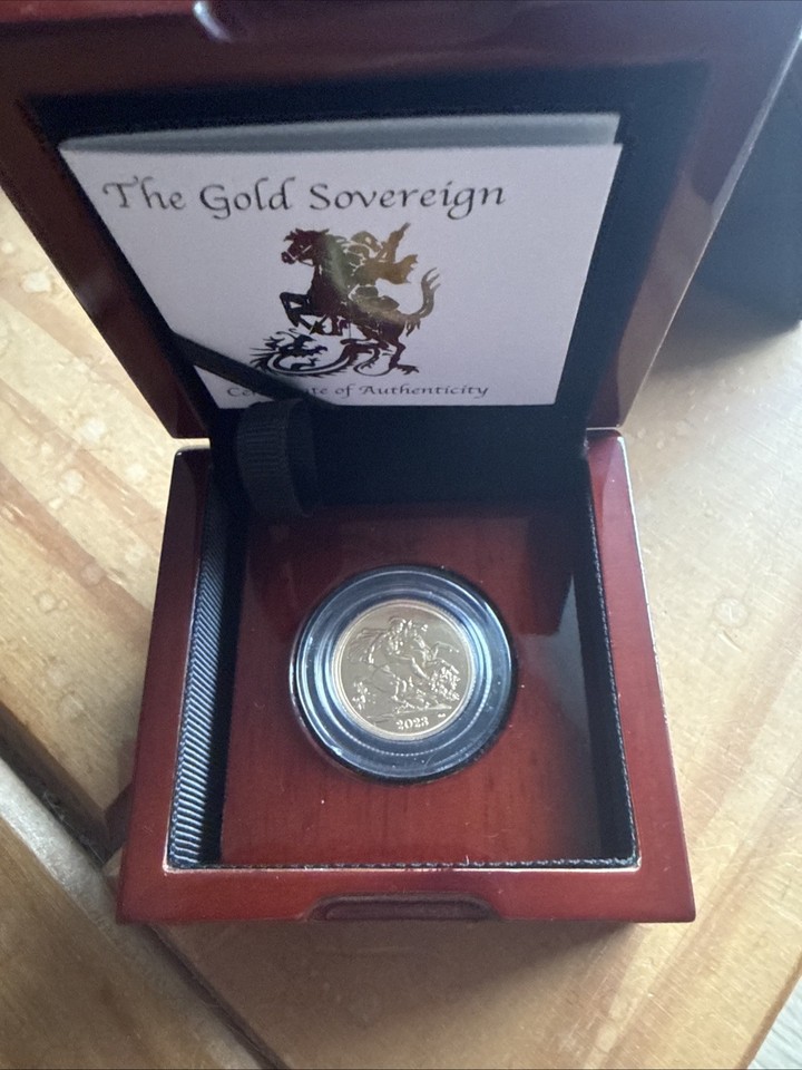 2023 ROYAL MINT KING CHARLES III CORONATION GOLD PROOF FULL SOVEREIGN ...