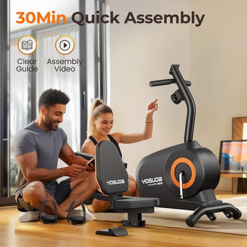 YOSUDA Recumbent Exercise Bike for Adults Seniors with Quick Adjust ...