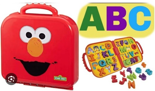 Sesame Street - Elmo Letters - Suitcase ABC Puzzle - Toddler ...