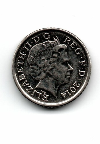 GB 2014 5P FIVE PENCE coin Queen Elizabeth II Royal Mint GOOD ...