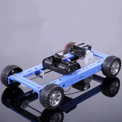 Four-Wheel Drive 4WD Car Base Motor DIY Model Assembly Build Project ...
