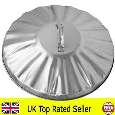 Galvanised Metal Dustbin Bin Lid Heavy Duty Replacement Lid 18" UK ...