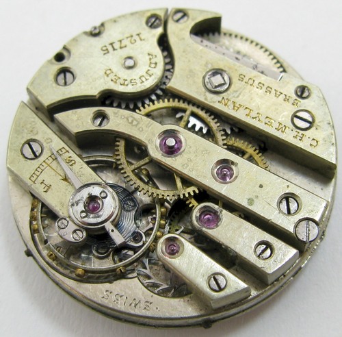 Quality incomplete Meylan Watch Movement Adjusted for parts ...