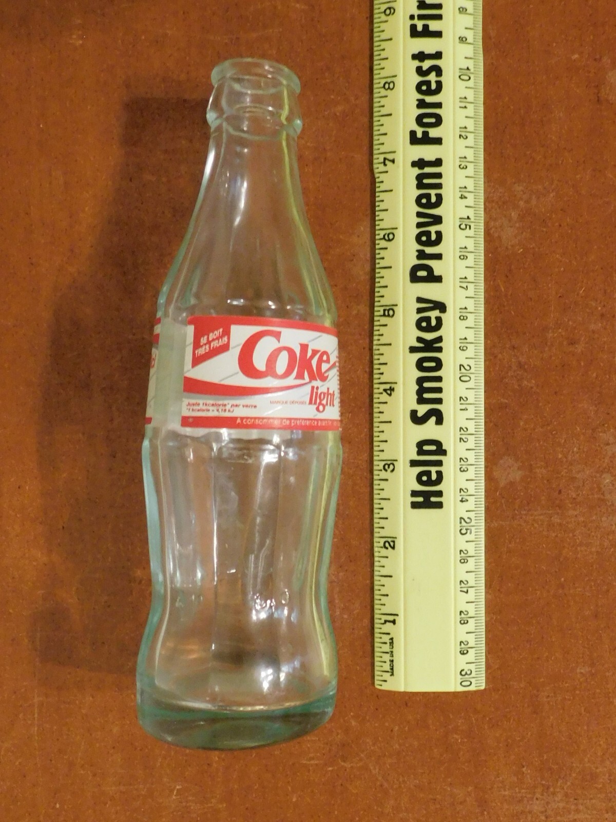 VINTAGE Coca Cola Coke Light Glass Bottle Paper label French 20cl | eBay