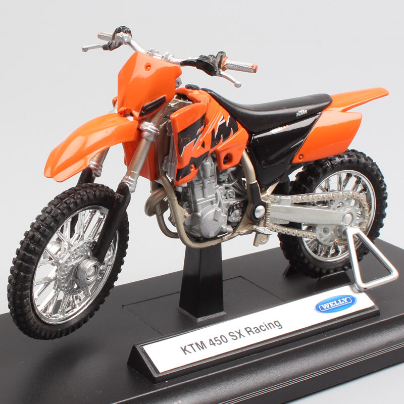 1:18 Welly KTM 450 SX Racing dirt bike Motocross model Diecast Toy ...