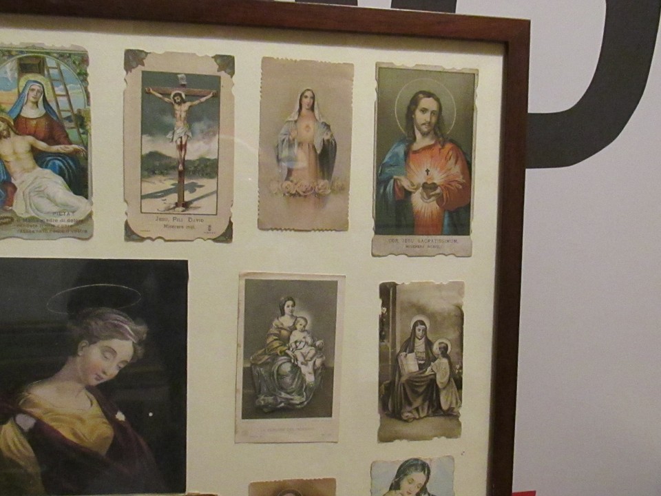 Beautiful Frame With Vintage Holy Images 17 Santini.. Very Beautiful ...