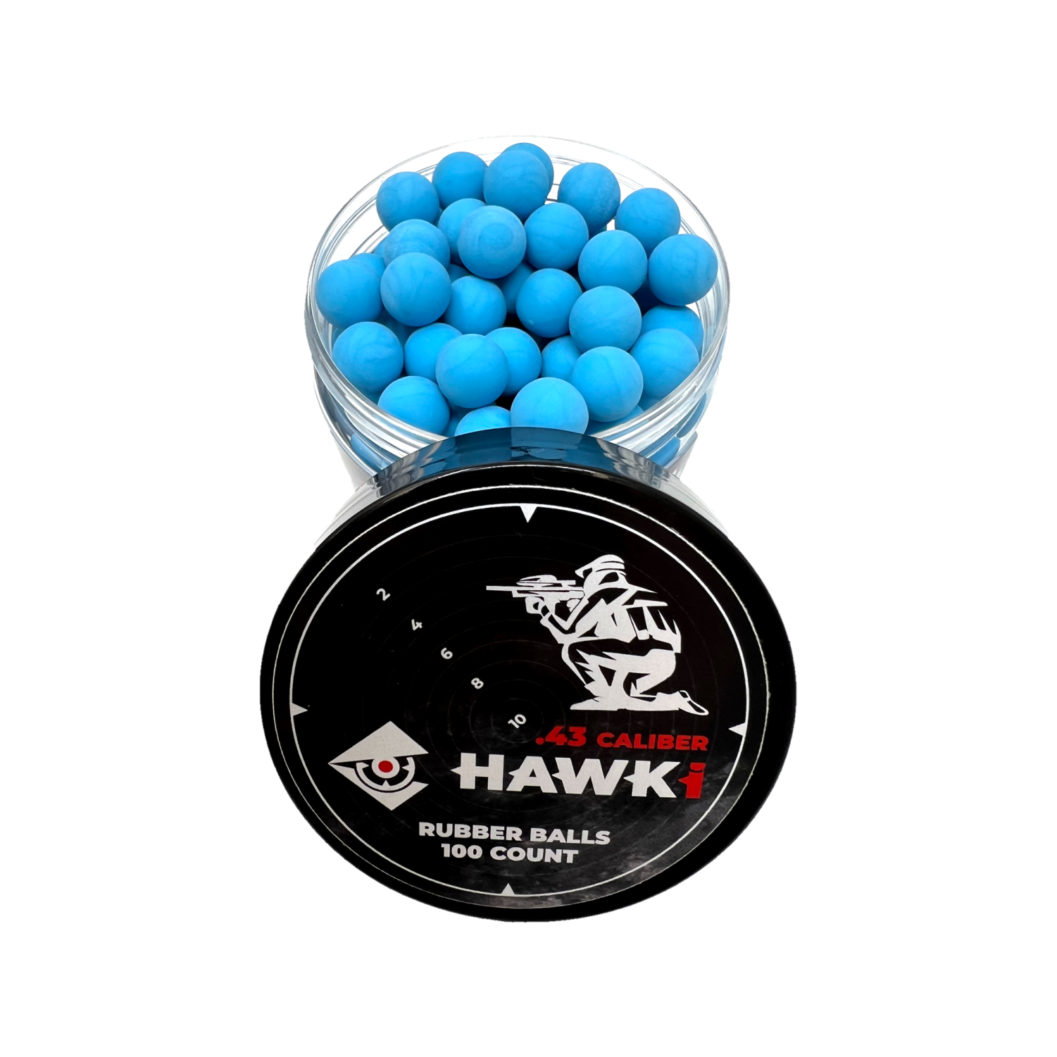Hawki .43 Caliber Training Paintball Reusable Rubber Balls 100 pack ...