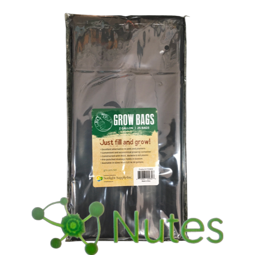 Gro Pro Grow Bags 2 Gallon 25/Pack | eBay