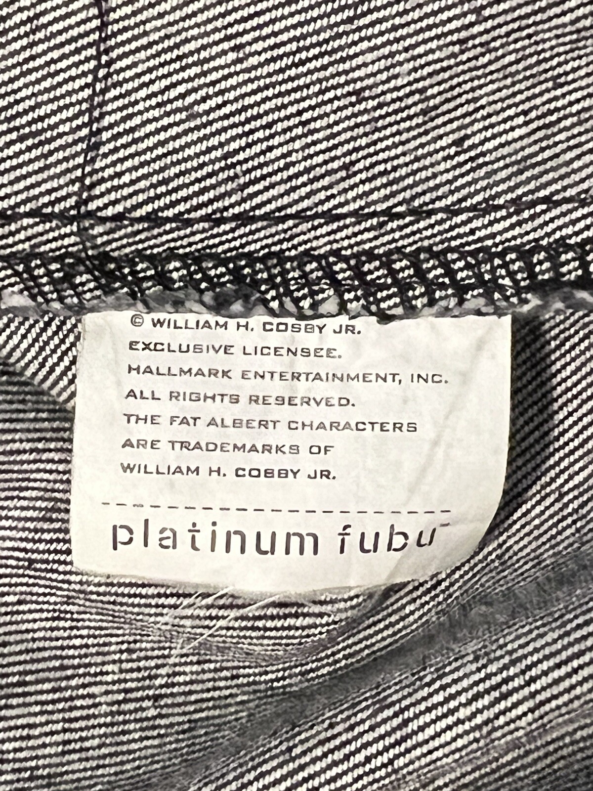 Platinum Fubu Men Jacket 3XL Fat Albert Gang Big Patch Black Heavy ...