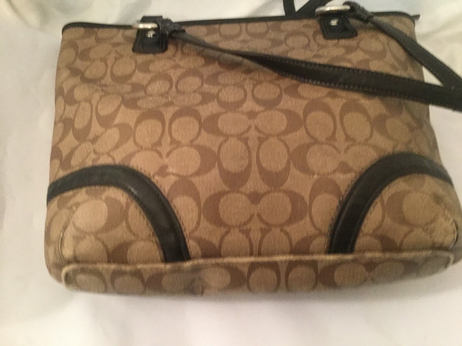 Authentic Coach 18917 Peyton Signature Logo Heritage … - Gem