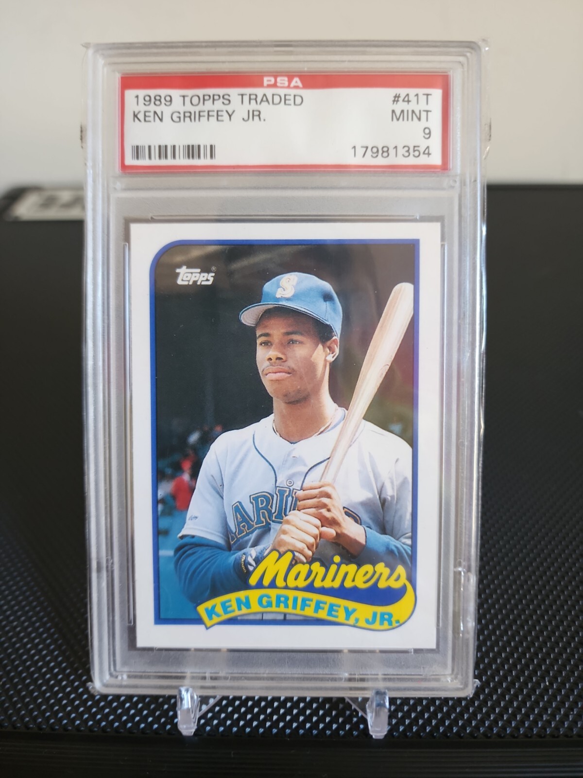 1989 Topps Traded Ken Griffey Jr. Box Set Rookie RC #41T PSA 9 MINT ...