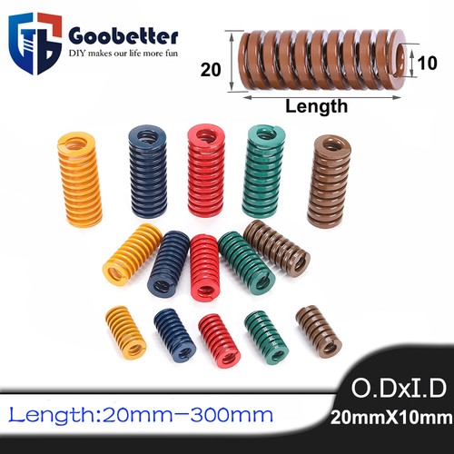 OD 20mm/ID10mm Die Springs Compression Mould Spring Light/Medium/Heavy ...