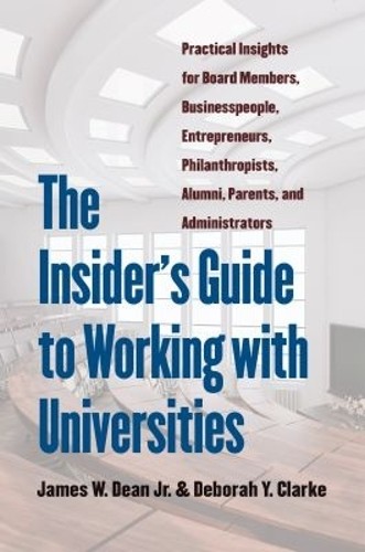 James W. Dean Jr. Deb The Insider's Guide to Working wit (Hardback) (UK ...