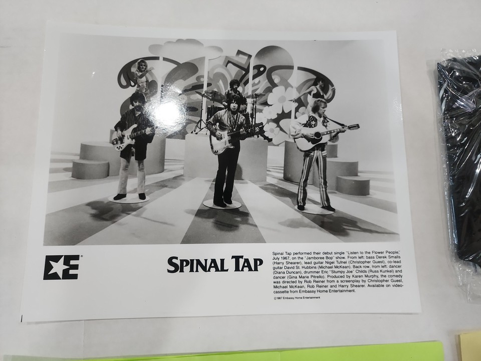 Vintage Spinal Tap Memorabilia Lot Flyers, Backstage Pass, Inflatable ...