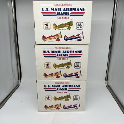 New Set Of 3 U.S.MAIL AIRPLANE #101 AIR MAIL#102 MAIL #103 EXPRESS MAIL ...