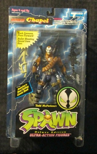 1995 CHAPEL Spawn Todd McFarlane Toys Action Figure MOC C-9.0 | eBay