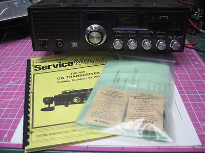 Realistic TRC-457/TRC-458 Capacitor rE-Cap Kit&Service Manual (PC-196BD ...