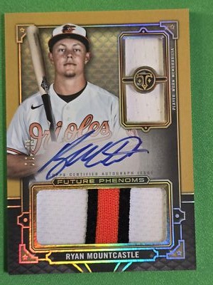 2022 Topps Triple Threads Ryan Mountcastle #RFPAR-RM AUTO PATCH RELIC ...
