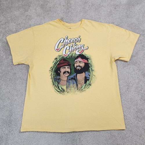 Cheech & Chong Classic Yellow Mens T-Shirt XLarge | eBay