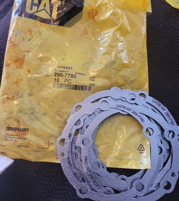 Genuine OEM Caterpillar DPF Injector CAT Head Gasket 296-7780 2967780 ...