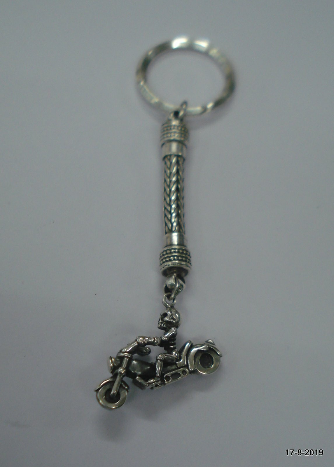 Ethnic Sterling Silver Keychain Bike Design Keychian Motercycle ...