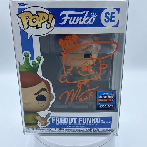 Freddy Funko als Peter Pan signiert von Mike Becker auf der Wondercon ...