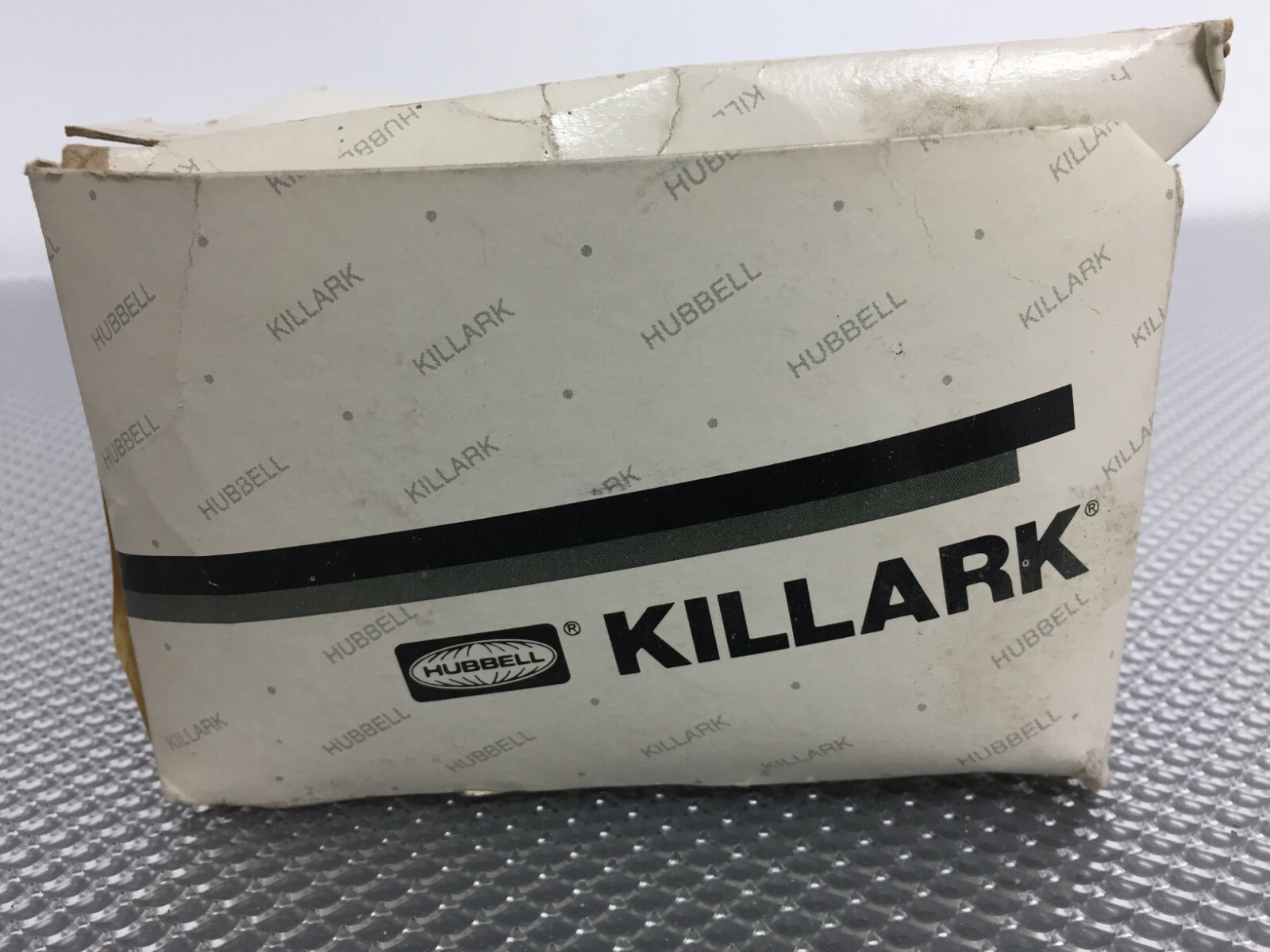 KILLARK 2 FT STAMPED ALUMINUM FS BOX COVER FOR TWO TOGGLE SWITCHS 1 LOT ...