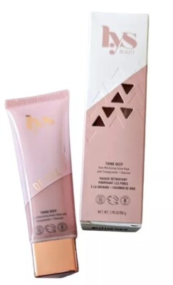 LYS Beauty Think Deep Pore Minimizing Detox Mask Pomegranate Charcoal 1 ...