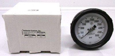 McDaniel Controls MCD-NO-GF 4" Dial, 1/4" NPT, 5000 PSI Gauge, INV | eBay