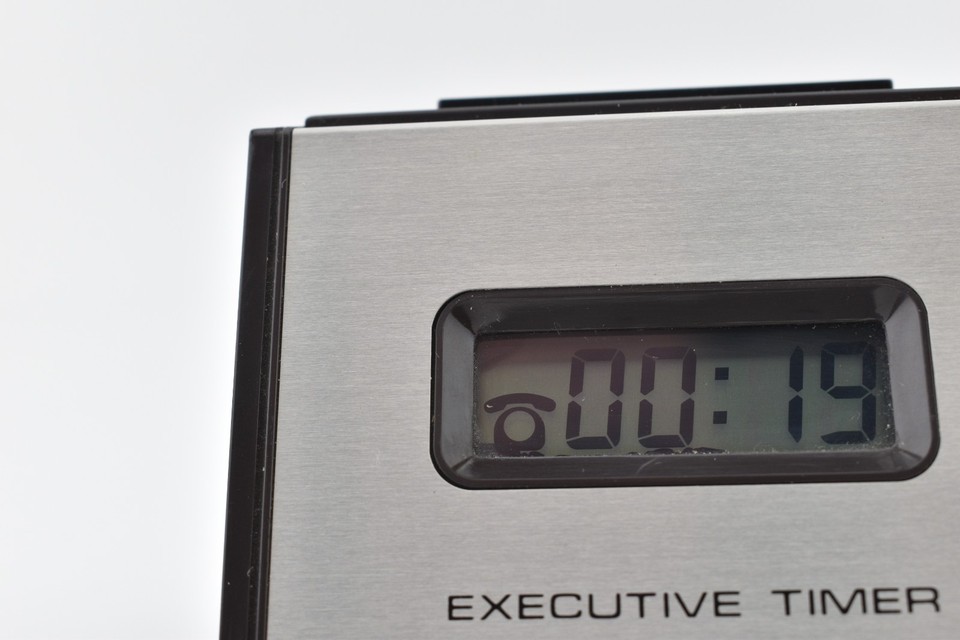 Vintage Metamec Executive Timer Retro Desktop Digital Clock LED Display ...