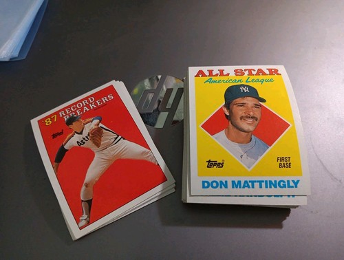 1988 Topps Baseball ALL STAR & RECORD BREAKER LOT | eBay