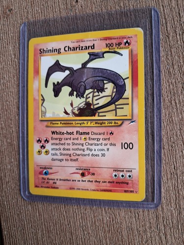 Shining Charizard | 107/105 Neo Destiny | 2002 Secret Holo Pokemon Card ...