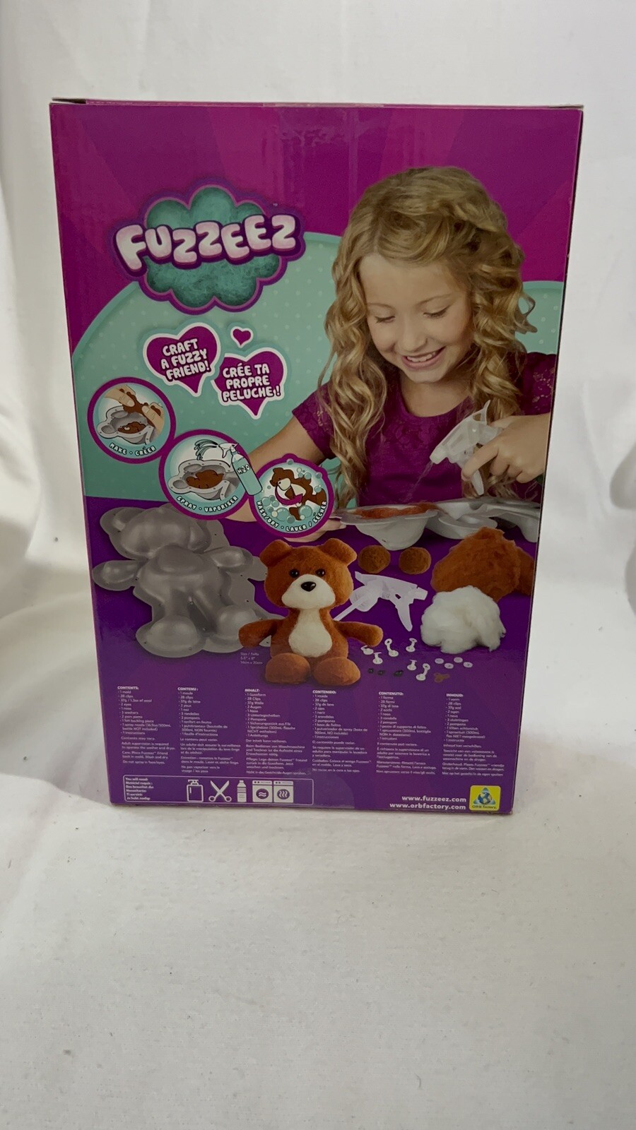 Fuzzeez Teddy Bear 74609 by Orb Factory for sale online | eBay