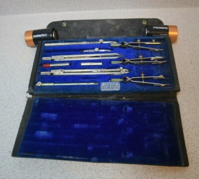 VTG Dietzgen National Drawing Instruments 6 compass 10 piece Tool Set ...