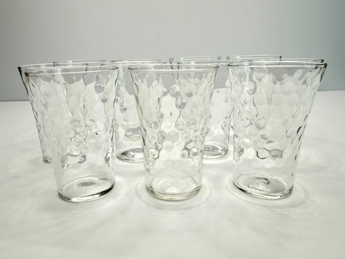 Vintage Set of 11 Dimpled Interior Cordial Glasses 3 oz 3" Tall x 2 ...
