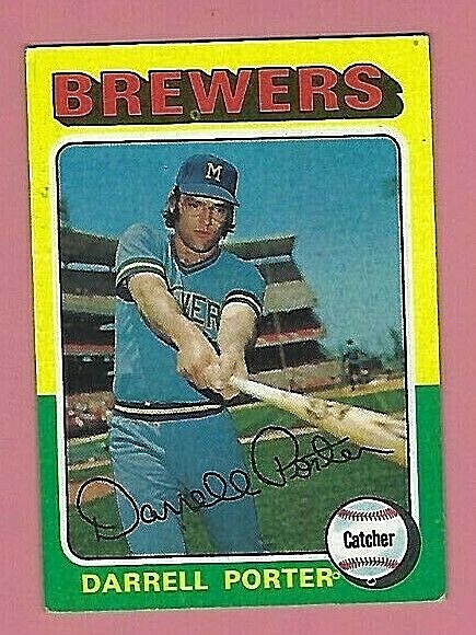 1975 TOPPS DARRELL PORTER BASEBALL CARD #52 | eBay