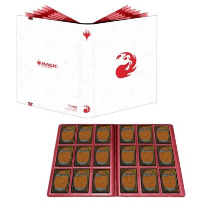 Mountain Red Mana Series 8 PRO-BINDER CARD HOLDER + 20 PAGES MTG ULTRA ...