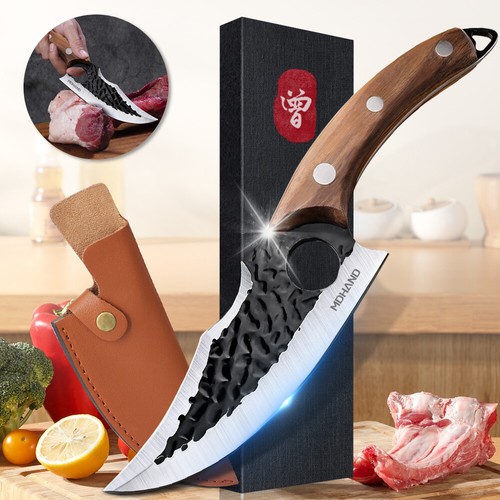 Viking Chef Knife Sharp Japanese Kitchen Meat Cleaver Butcher Boning ...